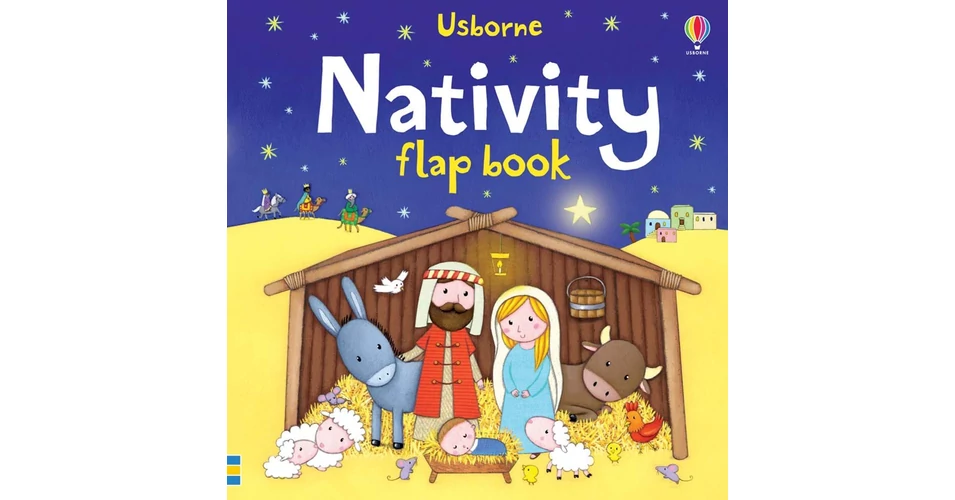 NATIVITY FLAP BOOK - 0-3 éveseknek
