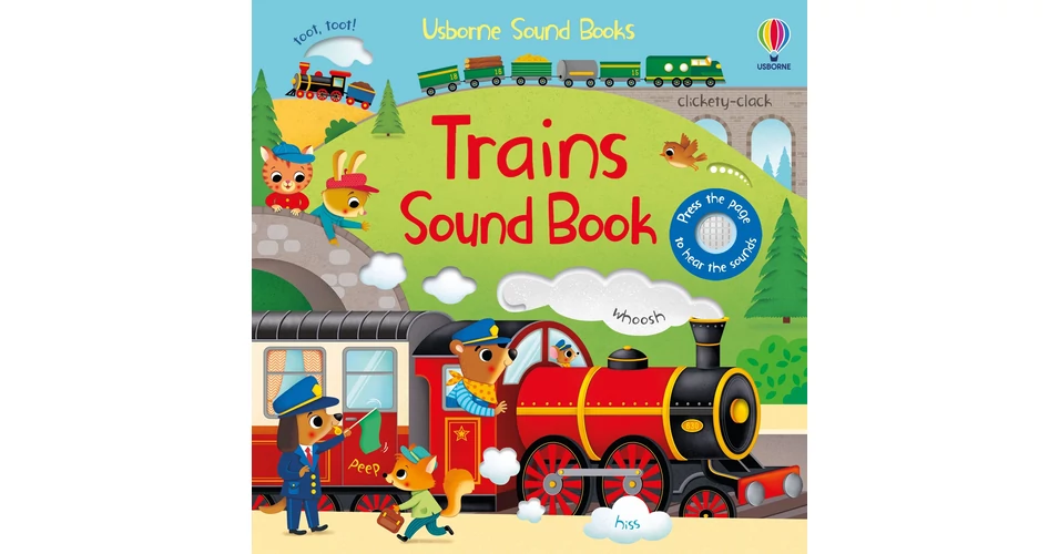 TRAINS SOUND BOOK - 0-3 éveseknek