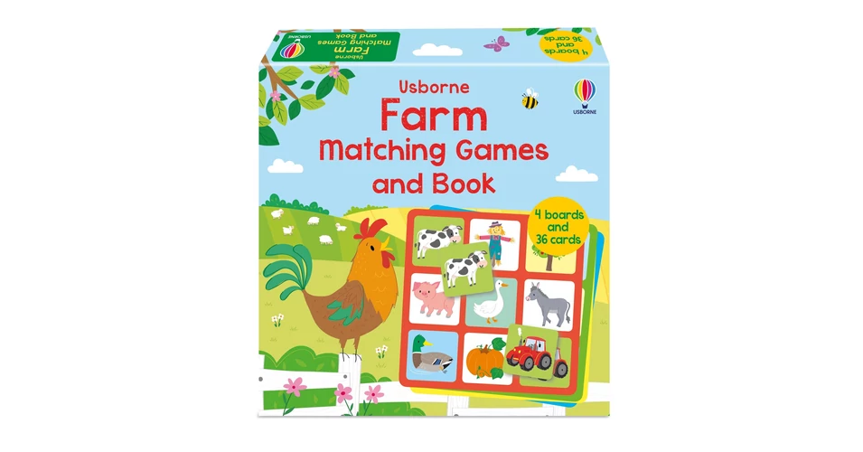 FARM MATCHING GAMES AND BOOK - 0-3 éveseknek