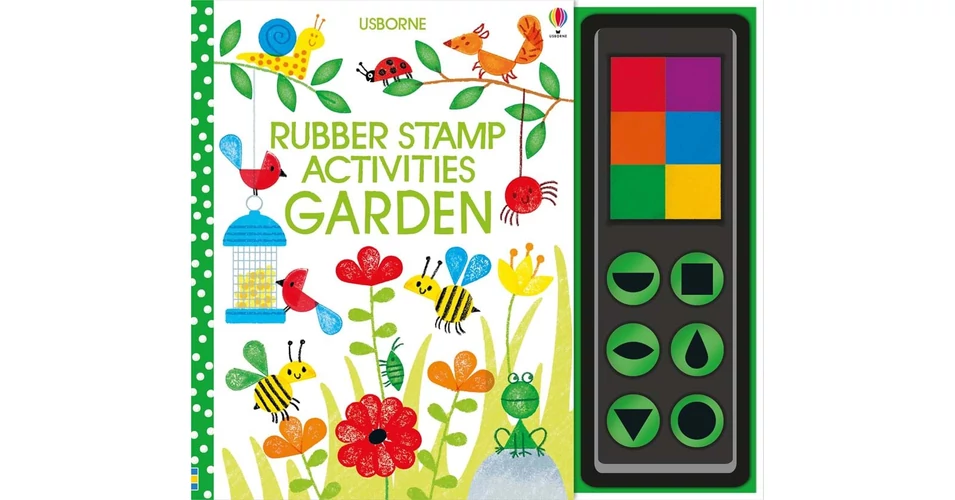 RUBBER STAMP ACTIVITIES: GARDEN - 4-6 éveseknek