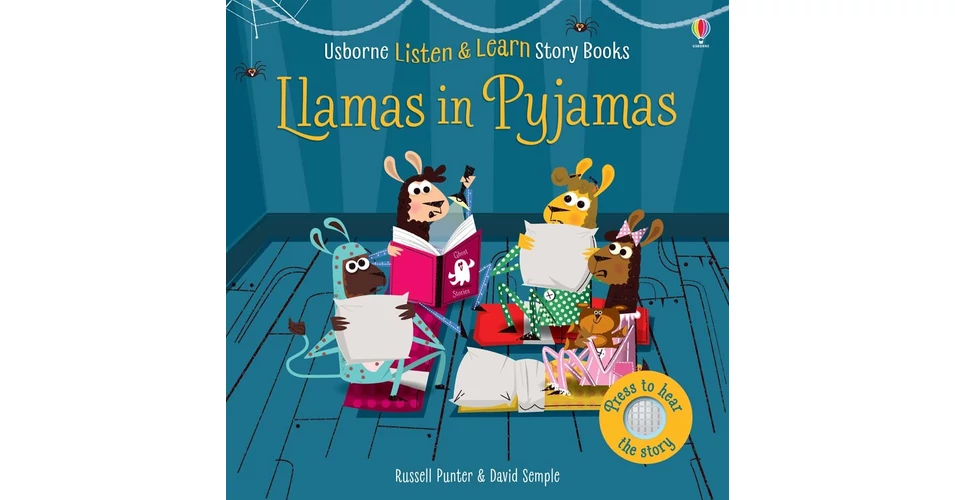 LISTEN AND LEARN STORIES LLAMAS IN PYJAMAS - 0-3 éveseknek