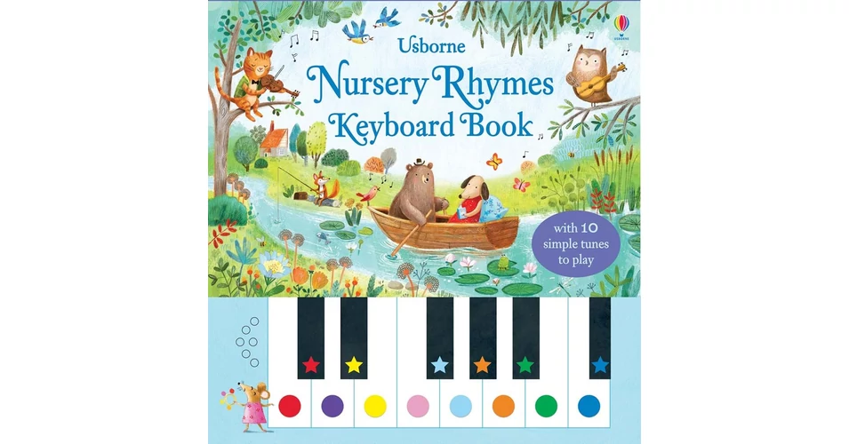NURSERY RHYMES KEYBOARD BOOK - 0-3 éveseknek